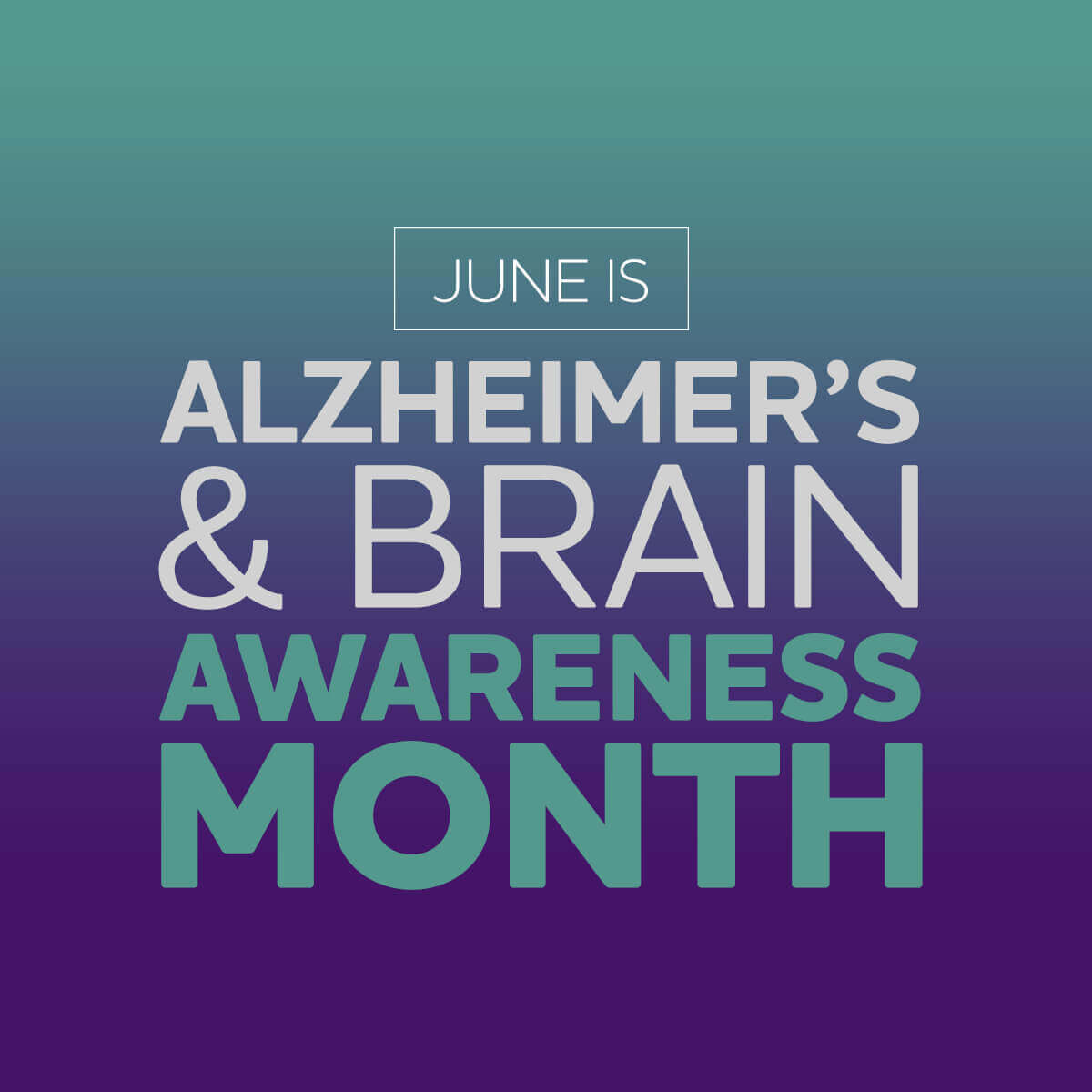 Alzheimer's and Brain Awareness Month| Home Matters